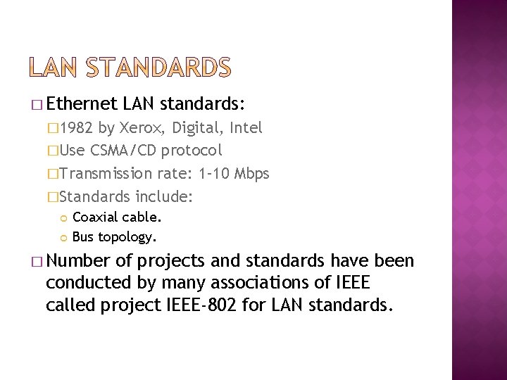 Rehab Al Fallaj Standards determine Techniques used in