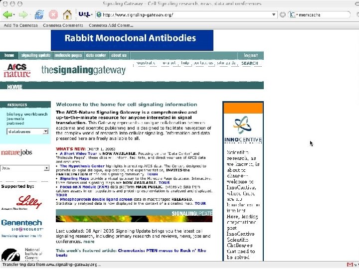 Database Publishing at Nature Timo Hannay Nature Publishing