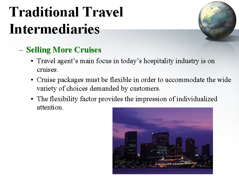 Distribution for Hospitality Chapter 10 Unit Essential Question