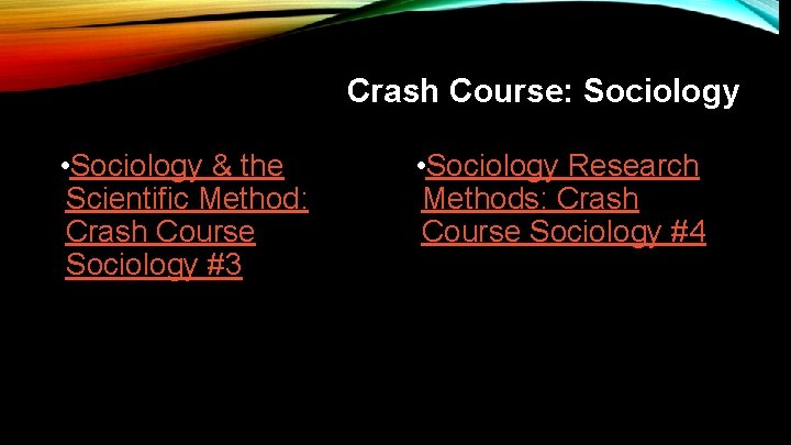 Research Methods in H S Sociology Lessons from