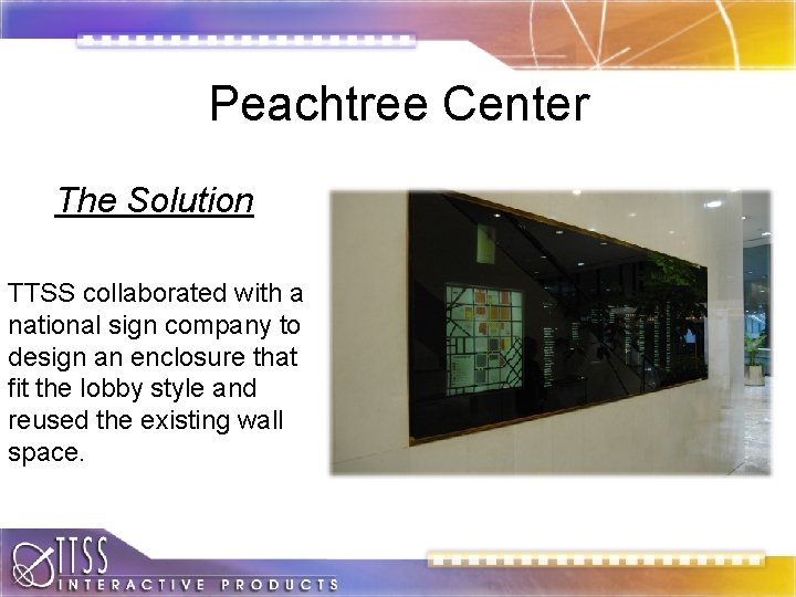 TTSS Interactive Products The Annunciator For Office Buildings