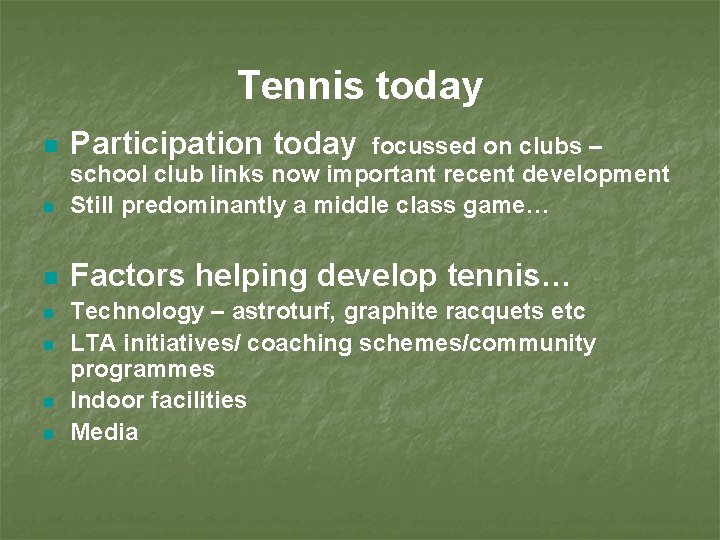 The History and Development of Tennis Real Tennis