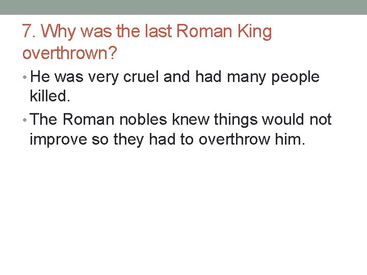 CHAPTER 10 THE ROMAN REPUBLIC Study Guide Answers