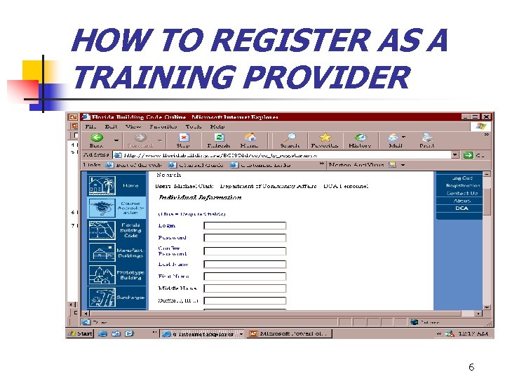 AN OVERVIEW THE ADVANCED COURSE ACCREDITATION PROCESS September