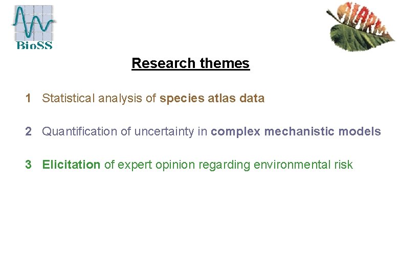 Statistical tools for European biodiversity risk assessment Adam