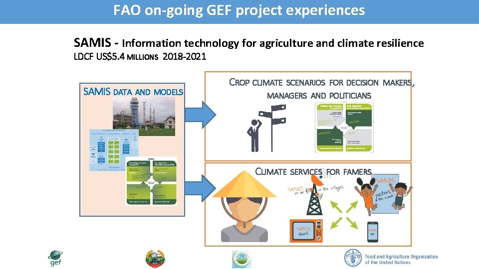 FAO portfolio under GEF Experiences GEF 7 Proposals