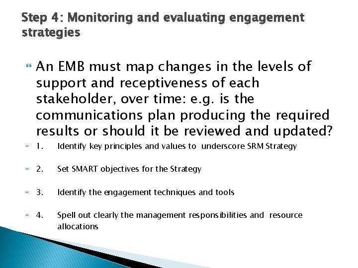 EMBSTAKEHOLDER MANAGEMENT THE DOS AND DONTS IN DEVELOPING
