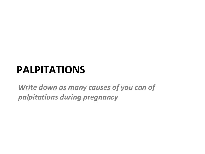 Managing acute medical problems in pregnancy Acute care