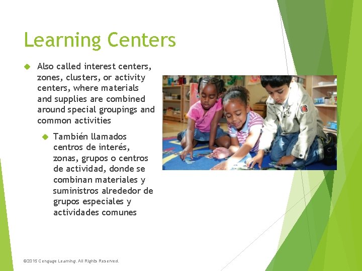 Chapter 4 The Learning Environment 2015 Cengage Learning