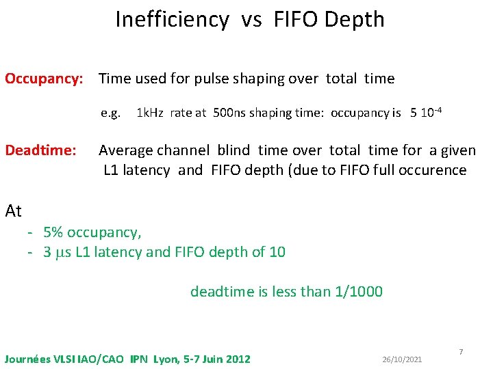 Timing Based Sparse Readout of Pixels in Deep