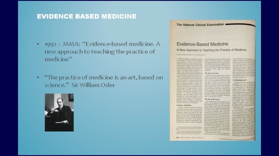 Evidence Based Medicine Dr Senthil Rajappa DM Medical