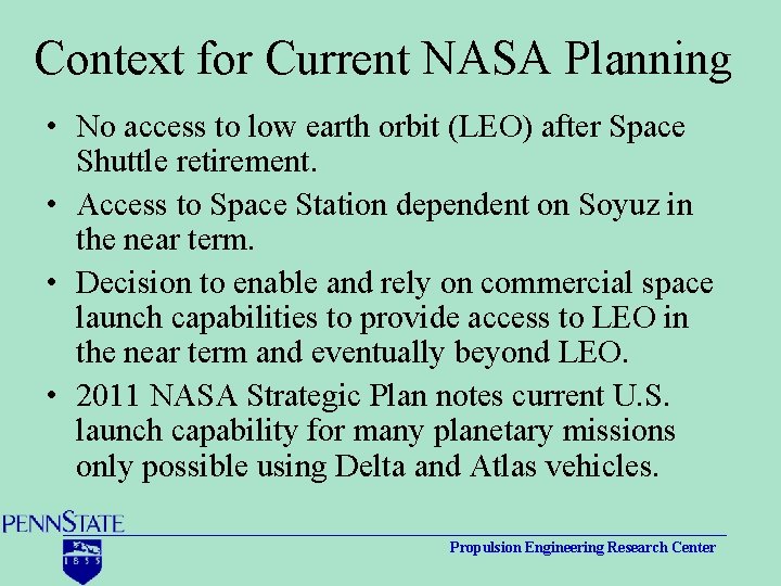 NASA Technology Roadmap Launch Propulsion Systems Robert J