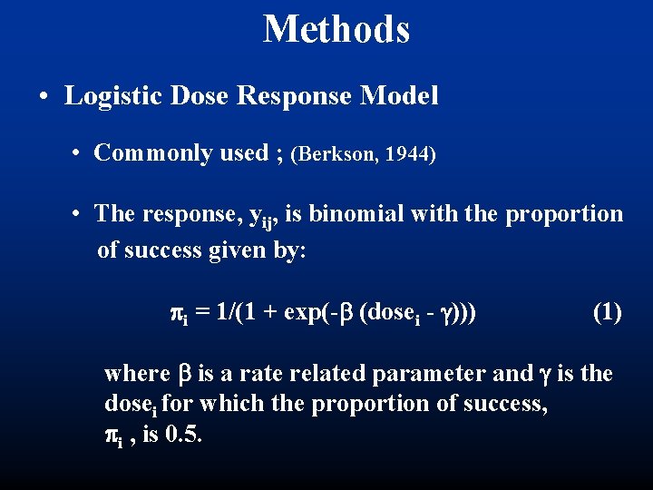 Bayesian Analysis of DoseResponse Calibration Curves Bahman Shafii