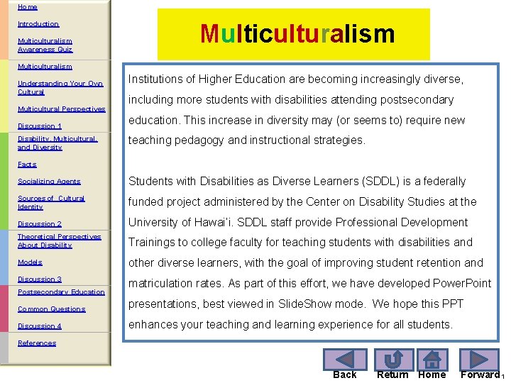 Home Introduction Multiculturalism Awareness Quiz Multiculturalism ...