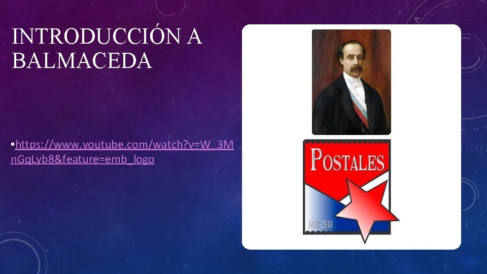 GOBIERNO DE JOS MANUEL BALMACEDA 1886 1891 INTRODUCCIN