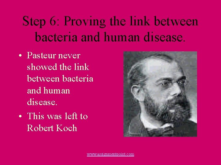 Louis Pasteur and Germ Theory www assignmentpoint com