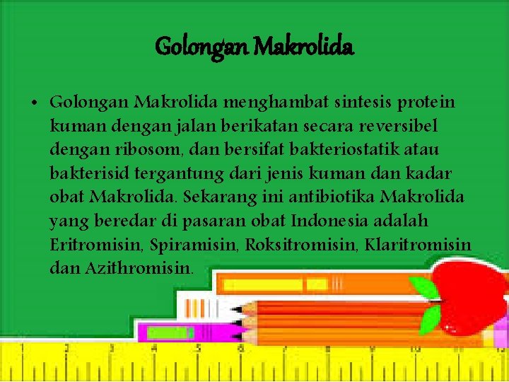 ANALISIS KUALITATIF Golongan Obat Antibiotik KELOMPOK I KELAS