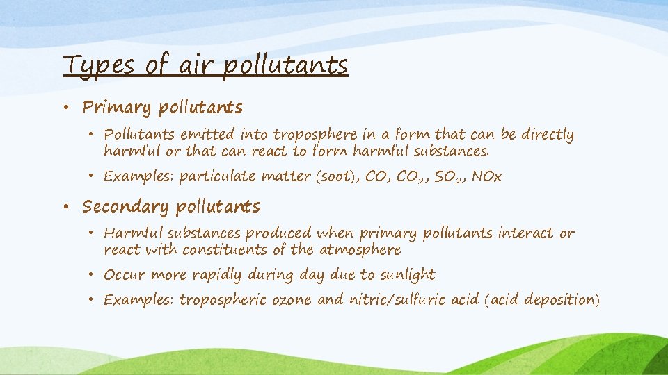 OUTDOOR Air Pollution Also known as Ambient Air