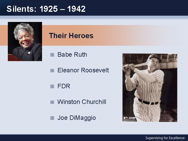 Supervising for Excellence Day Four Part Two Building