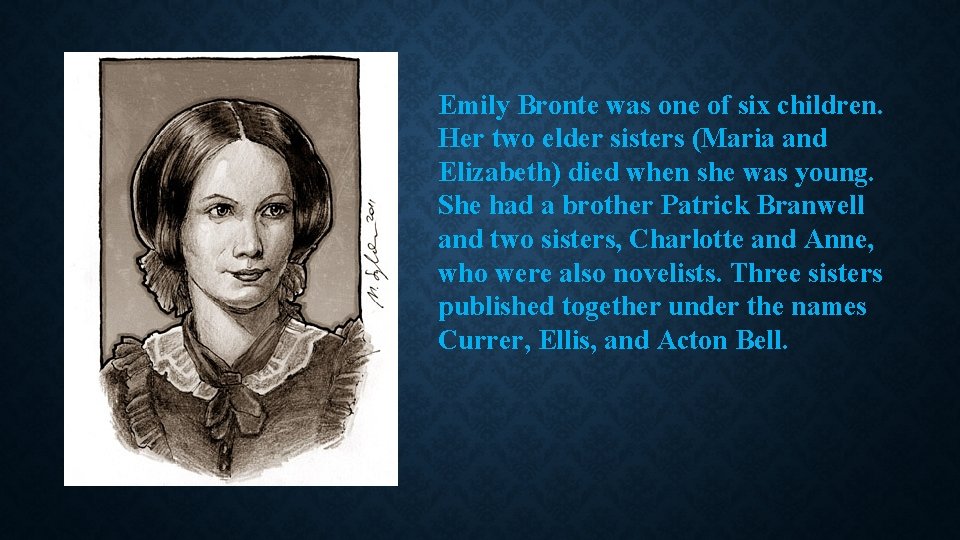 Emily Bronte was a great writer of the