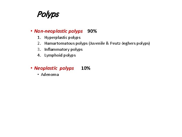 GNB Pathology 2019 Benign Tumors of Intestine Dr