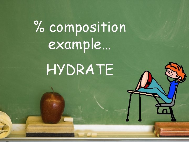 MOLECULAR AND EMPIRICAL FORMULA OF A HYDRATE Section