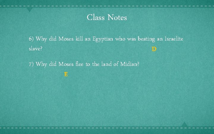 Lesson 51 God Protects Moses God protected Moses