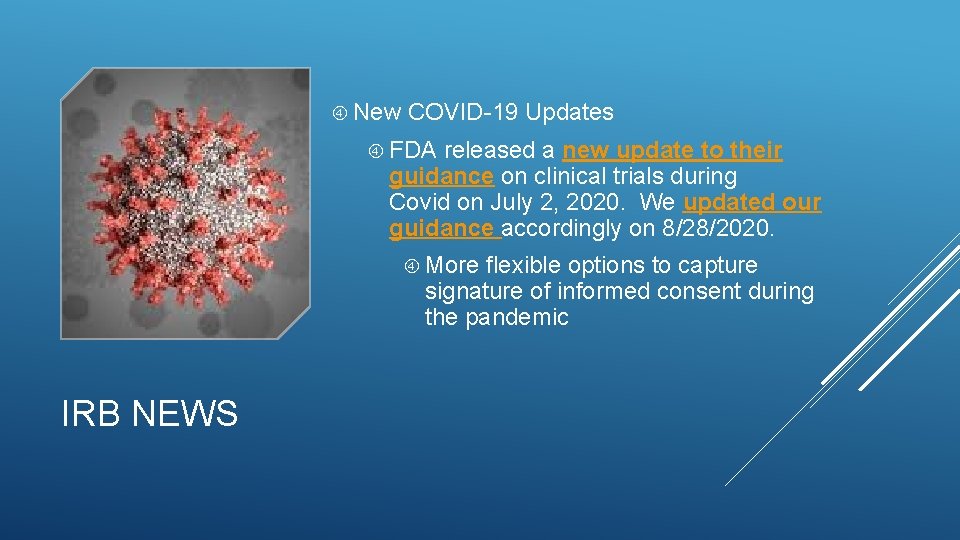 IRB NEWS AND QA WITH REDCAP MANAGER SEAN