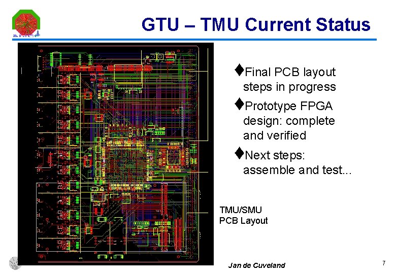 Wafer Tester Optical Link GTU International Workshop TRDs
