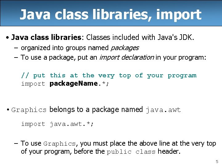 Building Java Programs Supplement 3 G Graphics Copyright