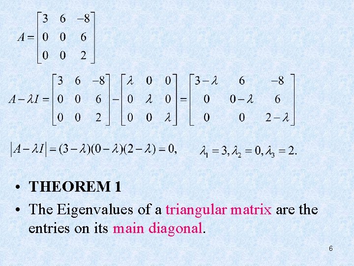 Chapter 5 Eigenvalues and Eigenvectors 5 1 Eigenvectors