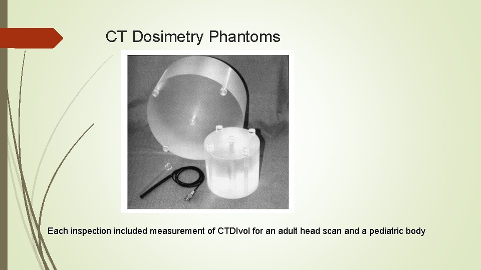 Computed Tomography CTDIvol Measurements and Diagnostic Reference Levels