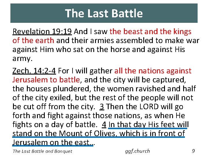 Revelation 19 17 21 The Last Battle And