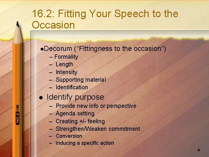 OCCASIONS FOR PUBLIC SPEAKING SPEECH 110 C Shore
