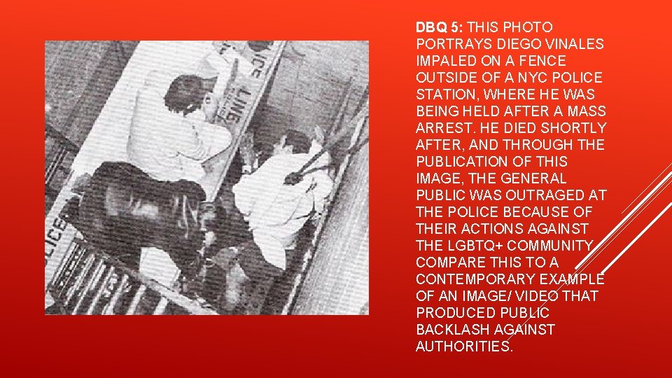 THE STONEWALL RIOTS The Start of LGBTQ Rights