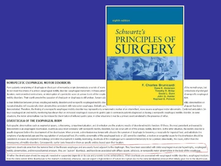 Diverticulii esofagieni Drago Predescu Clinica de chirurgie general