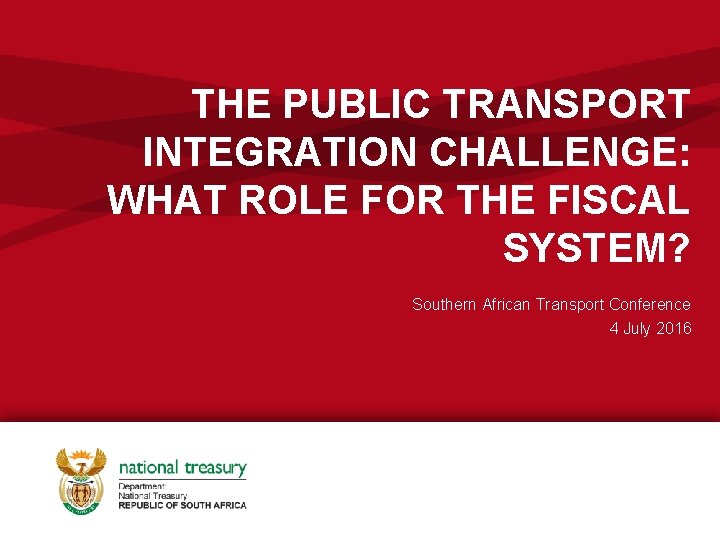 THE PUBLIC TRANSPORT STRATEGY 2007 A DECADE OF