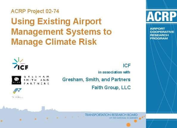ACRP Project 02 74 Using Existing Airport Management