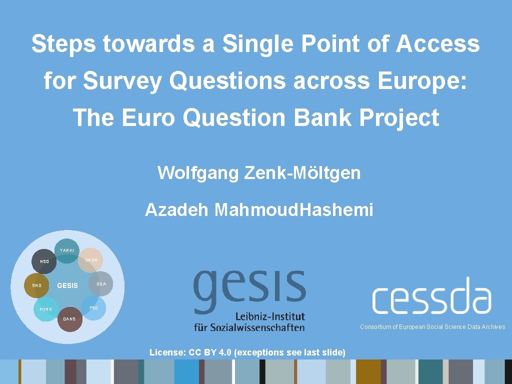 Steps towards a Single Point of Access for