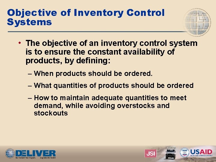 Inventory Management Distribution ICS LMIS Moscow March 12
