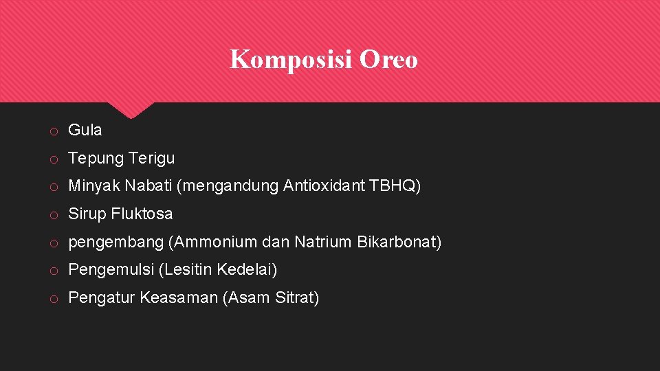 PRODUK OREO KARLINA RAHMAWATI BA 1601 Profil Oreo
