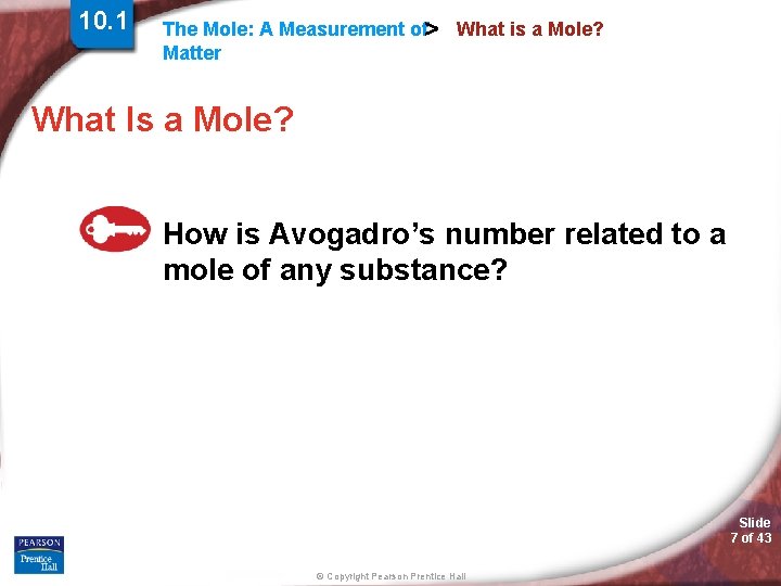 10 1 The Mole A Measurement of Matter