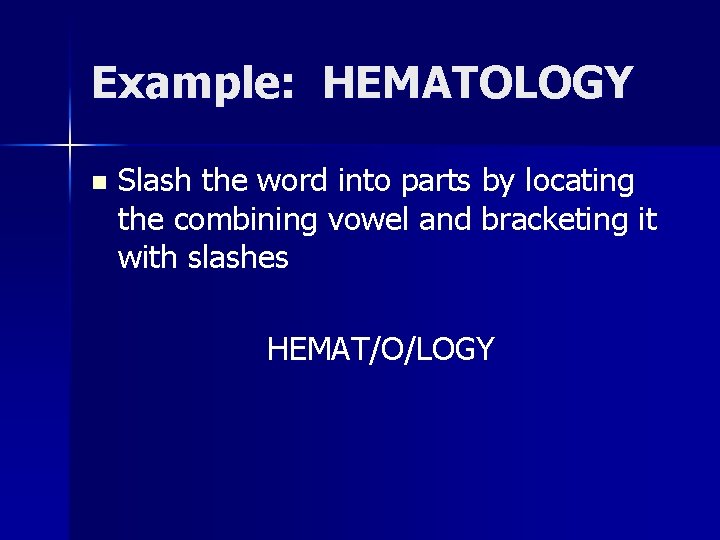 Chapter1 Basic Word Structure TriState Business Institute MD