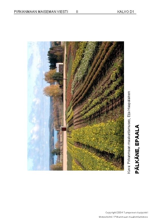 KALVO D 1 PLKNE EPAALA II Kuva Pirkanmaan
