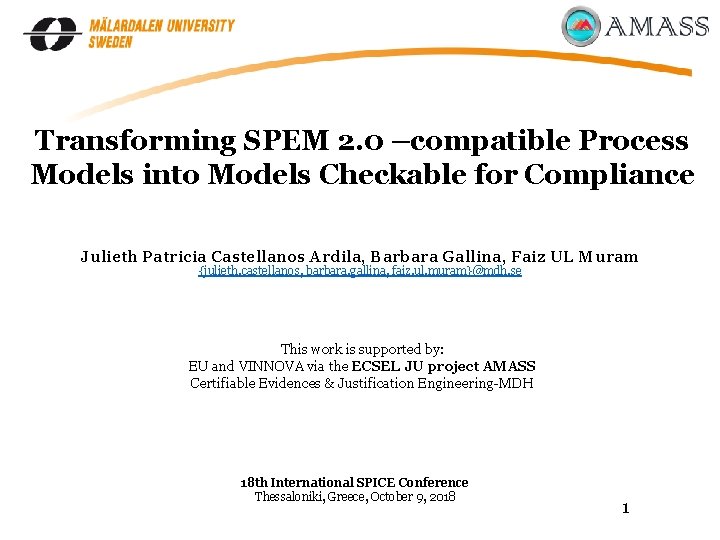 Transforming SPEM 2 0 compatible Process Models into