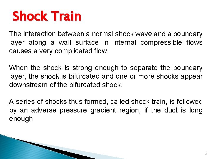 Advanced Propulsion Mach Train and Pseudoshock By Ehsan