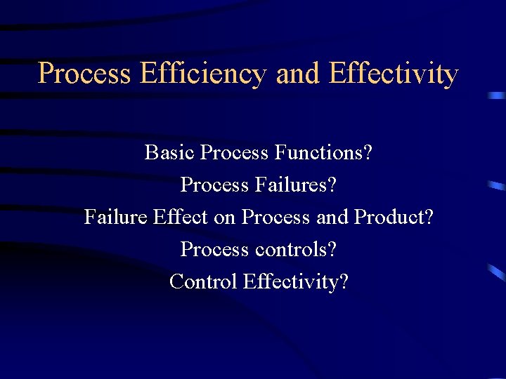PAT A FRAMEWORK FOR EXCELLENCE By Timothy Leistikow
