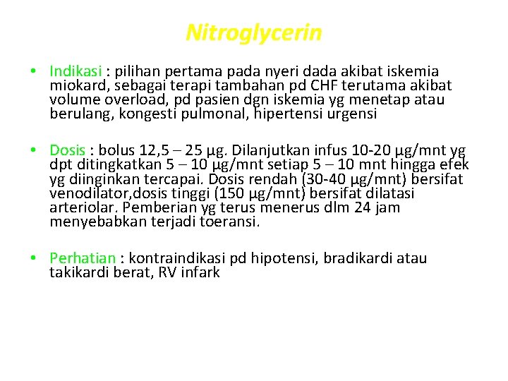 Algoritma Obat Obat Emergency Cardiovascular YULIATI Fakultas Ilmu