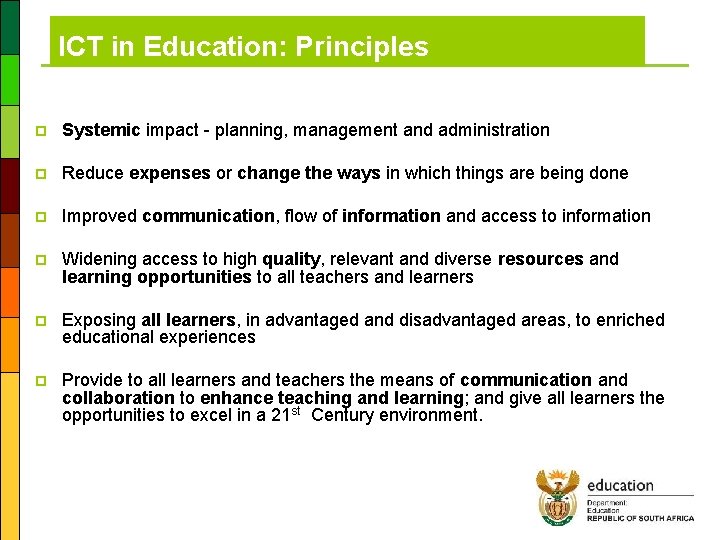 Knowledge is like light weightless and intangible it