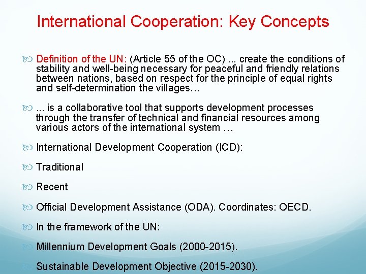 The Chinas International Cooperation Policy and The Belt